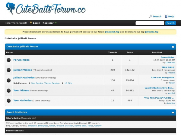 Cutebaits Jailbait Forum